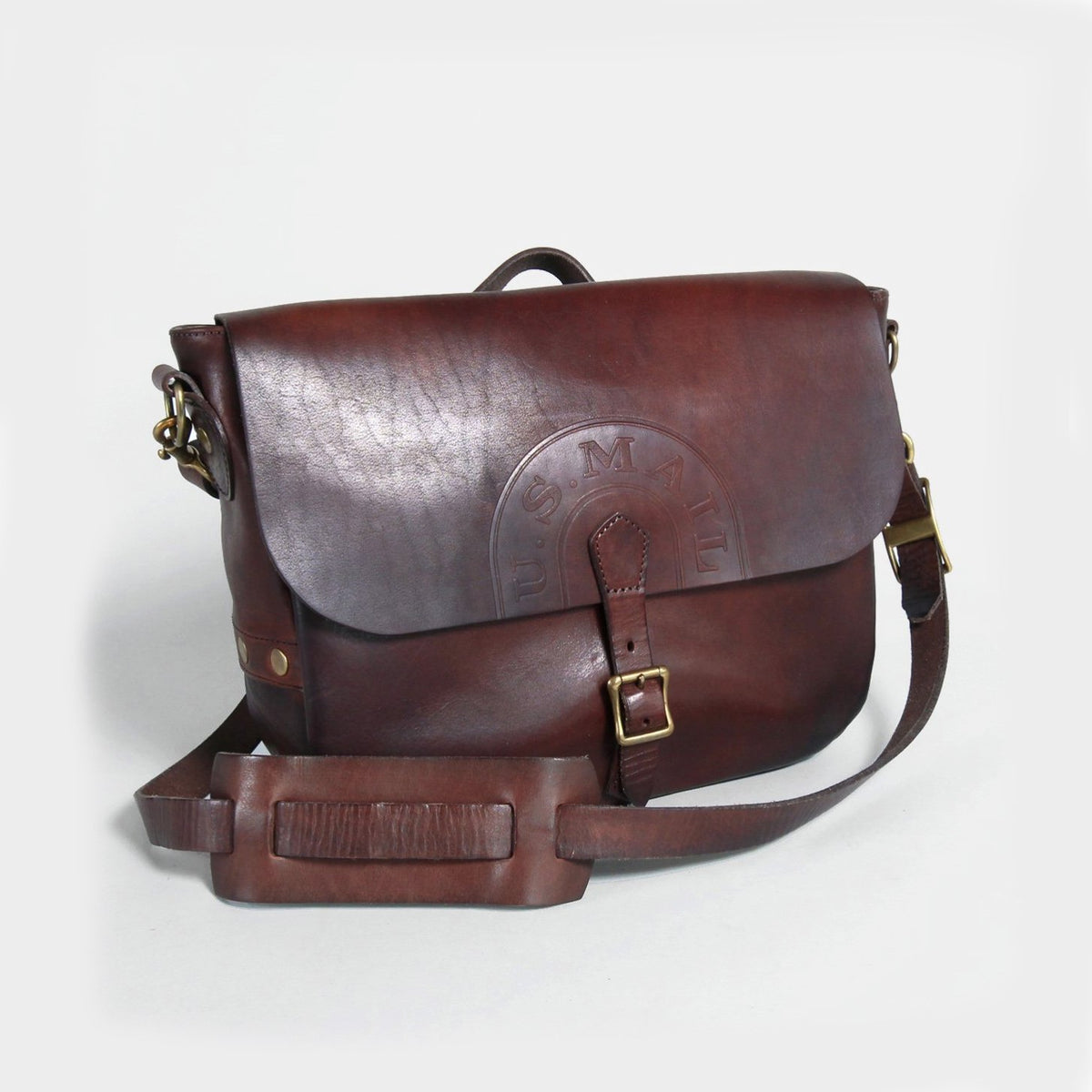 Vasco LEATHER POSTMAN SHOULDER BAG -REGULAR (USMAIL) – Blue Works Vintage Clothing Store