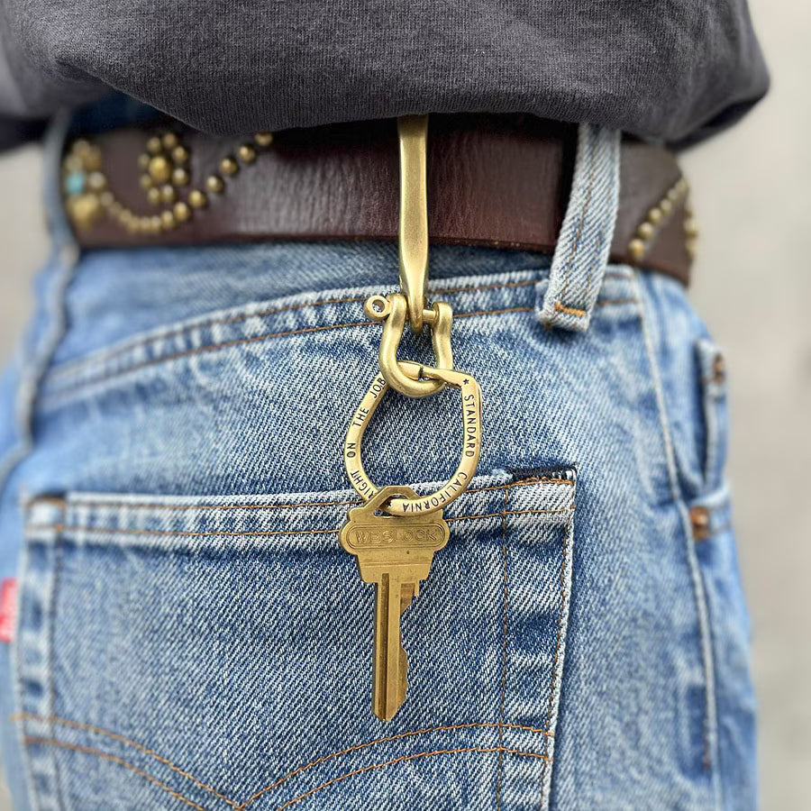 Standard California Button Works / SD Fishhook Shackle Key – Blue Works ...