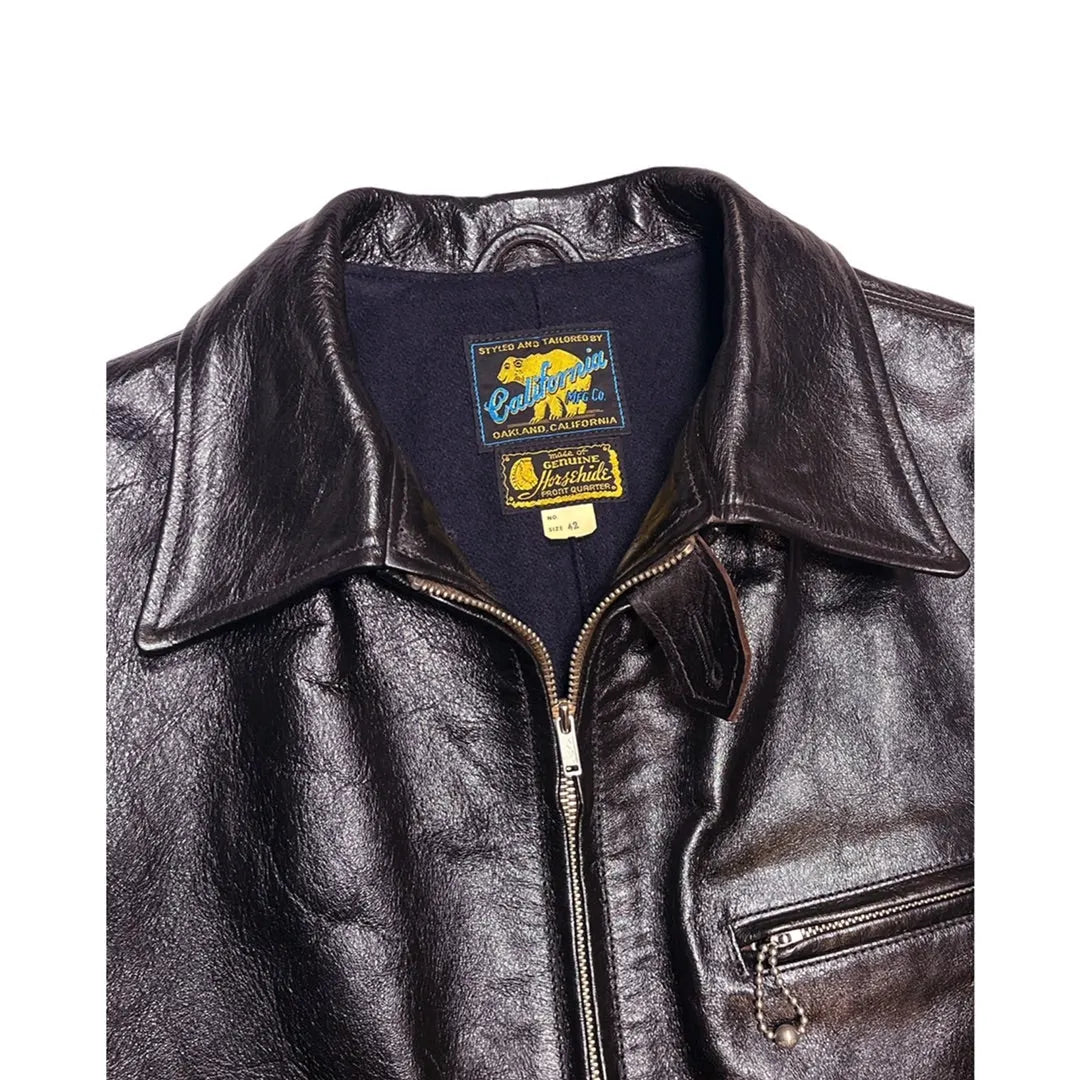 Rainbow Country 30's Style Horsehide Sports Jacket “HERCULES” – Blue ...