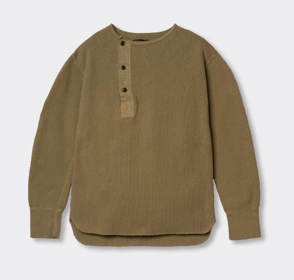 Orgueil Thermal Henry Neck Shirt (new) – Blue Works Vintage Clothing Store